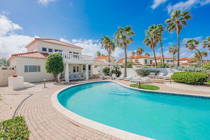 Villa On Golf Course|5 Min To Arashi |6br By Lucha - Aruba