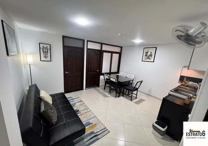 Bonito Apartaestudio Amoblado 2 Dormitorios - Villanueva