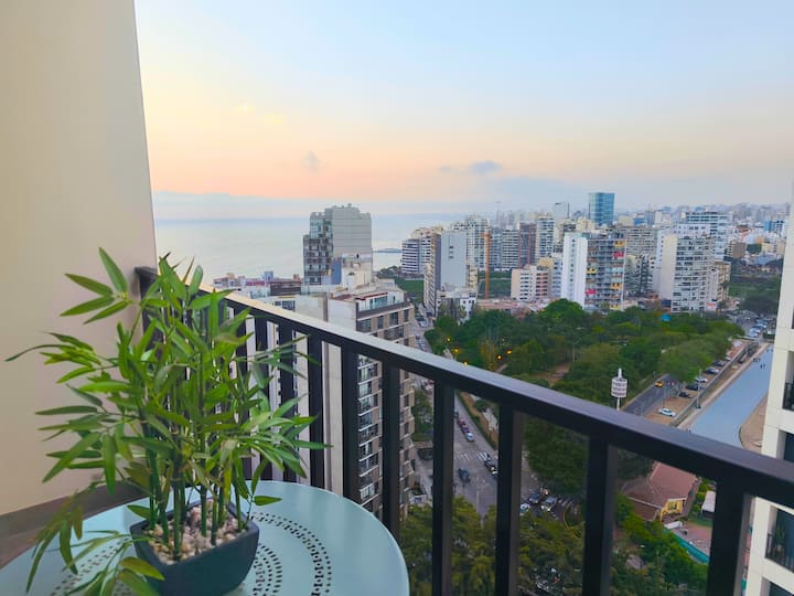 Vistas Increíbles + Piscina + Gimnasio - Barranco² - Lima