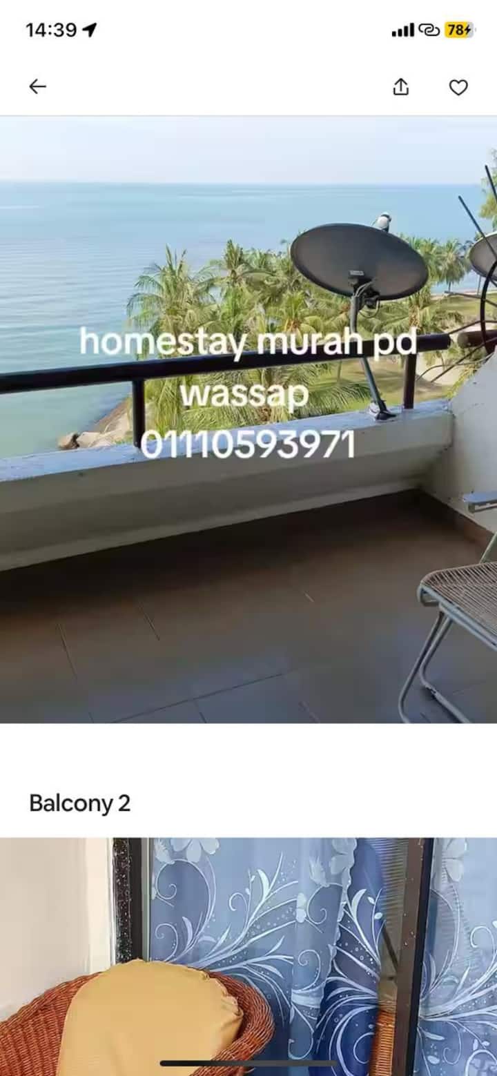 Seaview Beach Apartment 1 Bilik
Port Dickson - Port Dickson