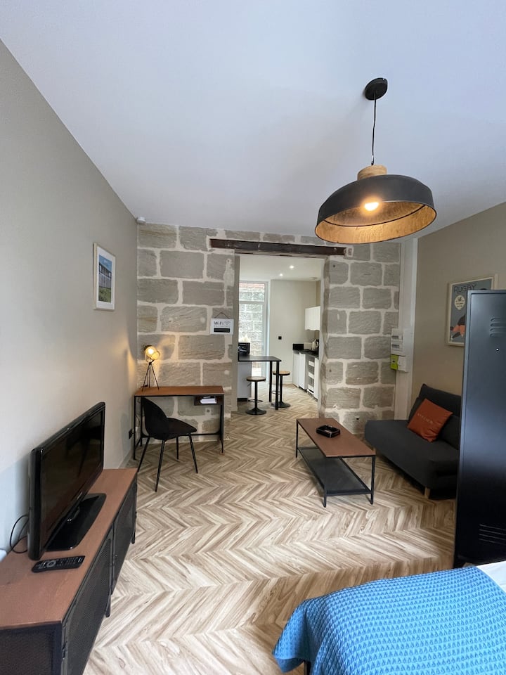 Studio-parking-patio-centre - ibis budget Brive La Gaillarde