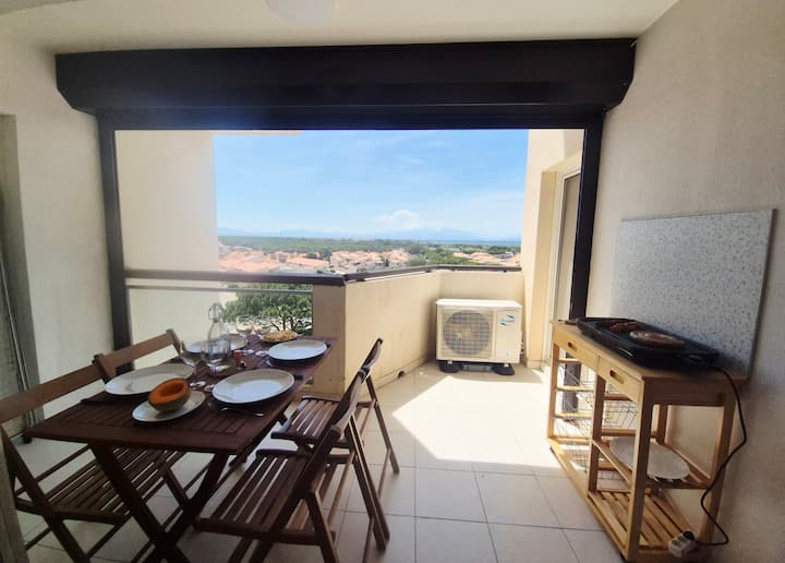 L'evasion Catalane: Direct Plage & Agréable Balcon - Le Barcarès