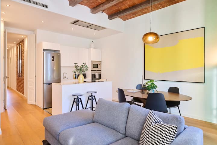 New Stylish Modern 2bd 2bth Terrace Prime Eixample - Barcelona