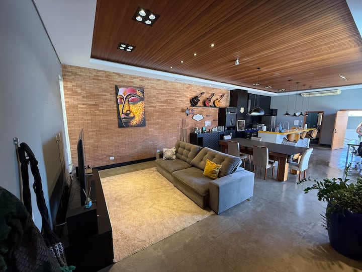 Casa Para Executivos Com Piscina - Americana