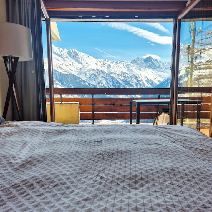 Studio à Bruson Au Pied Des Pistes Face à Verbier - Verbier