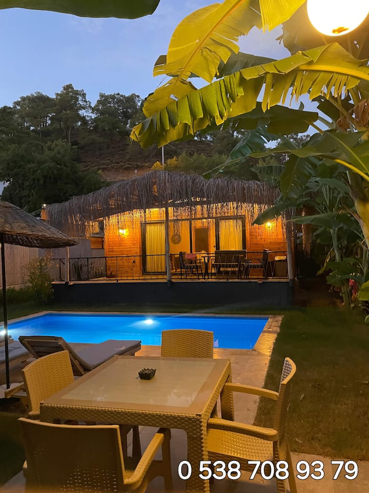 Jakuzi ,Plaja 850 Metre, ÖZel Havuzlu Villa Pepino - Fethiye