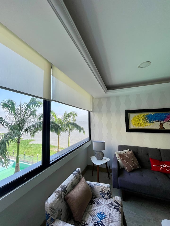 Depa Con Vista Privilegiada, Moderno Y Acogedor - Guayaquil
