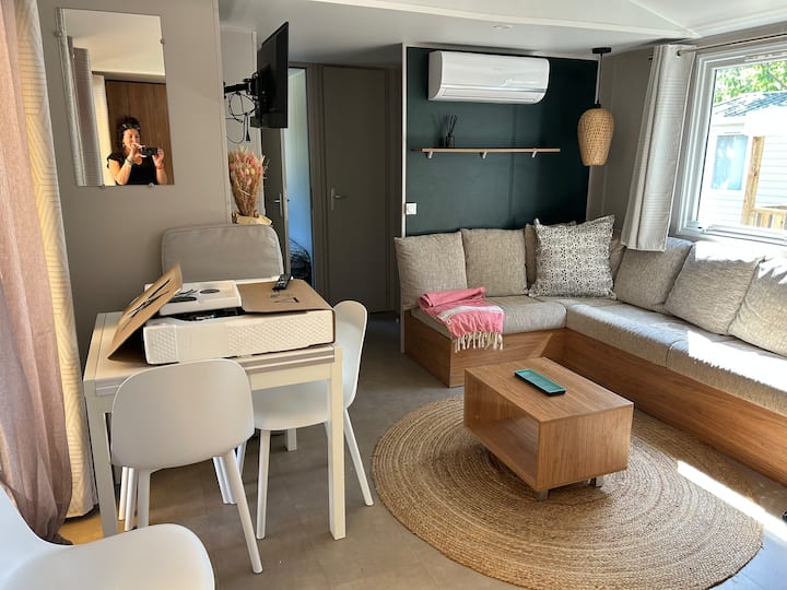 800m De La Plage Mimizan 4* Mobilhome 6 Pers - Mimizan