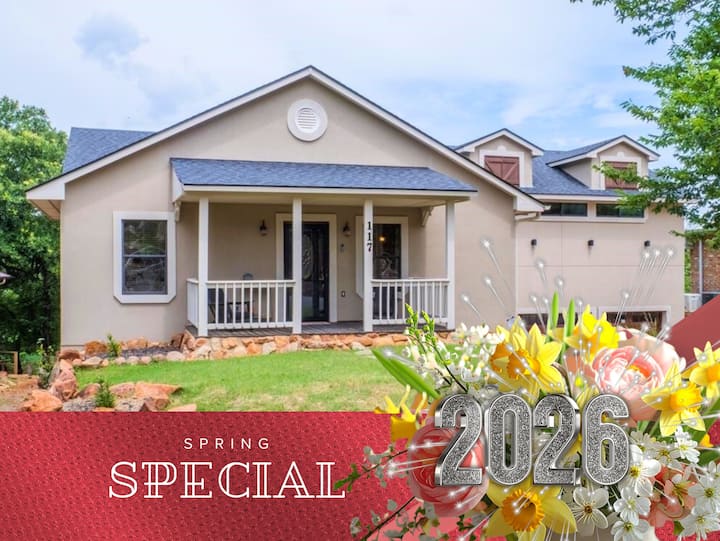 Sale! West Lake - Sleeps 6, 2 Bath, On The Creek - Medicine Park, OK