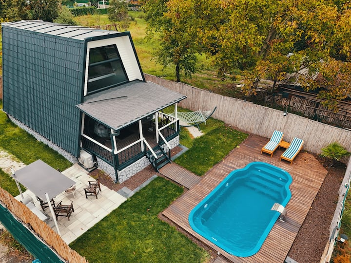 Sıcak Havuz Jakuzili Bungalov - Sapanca