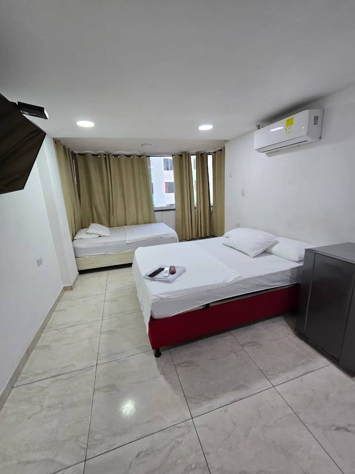 Lindo Estudio Cerca A La Playa. Edi Caribe. - Santa Marta
