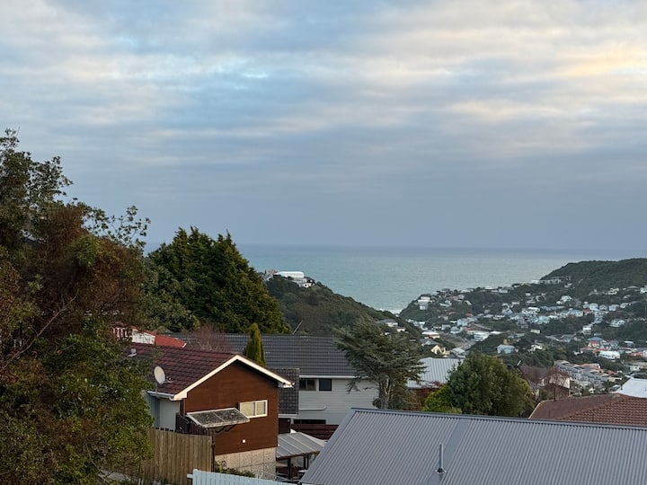 Private Oceanview Cottage - Wellington