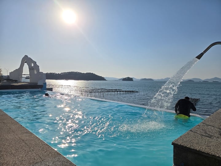 Mer-view/12월특가 이벤트/오션뷰/복층/감성충만 - Yeosu-si