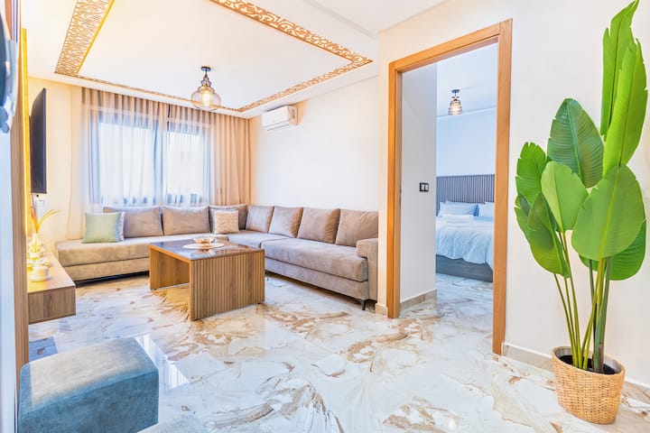 A 100m Playa • 2 Balcones • Smart Tv 60" • Netflix - Martil