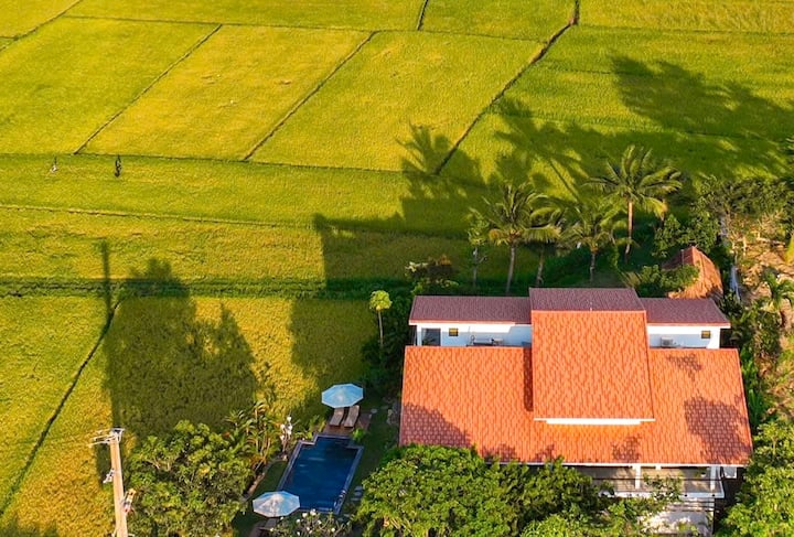 Rice Paddy View . Private Pool Villa - 會安市