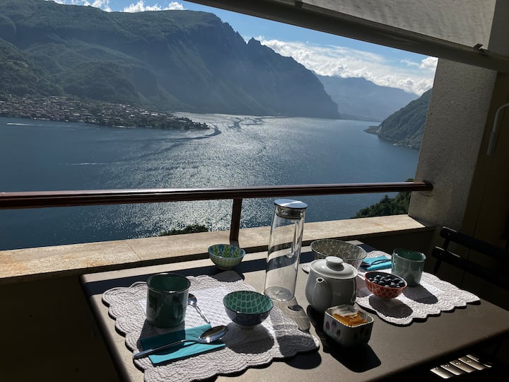 Bellissima Casa Vista Lago Di Como Piscina Tennis - Italia