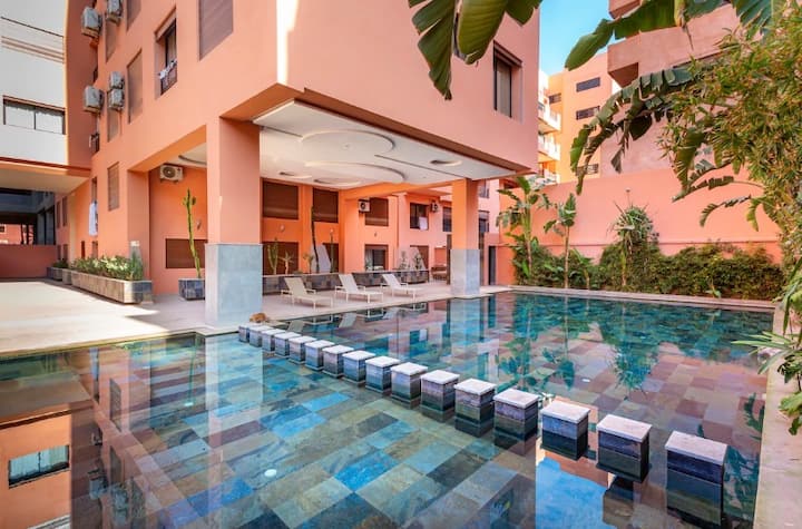 Appart Très Confortable Idéalement Placé - Marrakesh