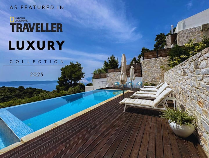 Villa De Luxe 3 Chambres Avec Piscine, Skiathos - Skiathos