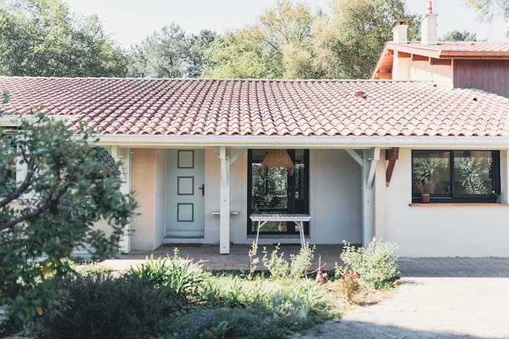 Maison Familiale Avec Jardin - A 12 Min D'hossegor - Capbreton