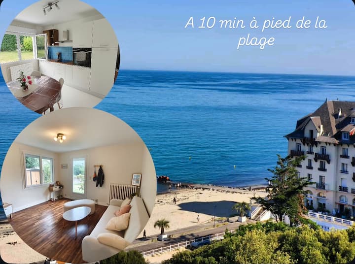 Plein-pied Rénové – Donville Centre, 10 Min Plage - Plage de Donville-les-Bains