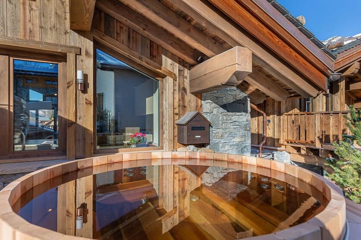 Chalet Central Avec Bain Nordique Et Hammam - Les Menuires
