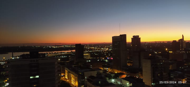 Schöne Aussicht üBer Die Altstadt Asuncion - Asunción