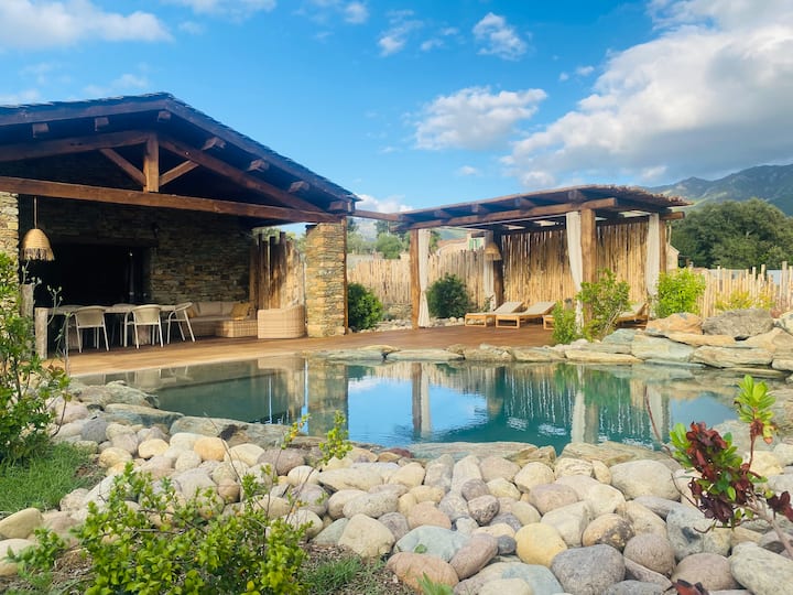 Bergerie De Charme Avec Piscine & Jacuzzi- Oletta - Oletta