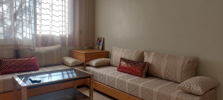 Appart En Rdc Avec Jardin Fibre Optique Et Parking - Agadir