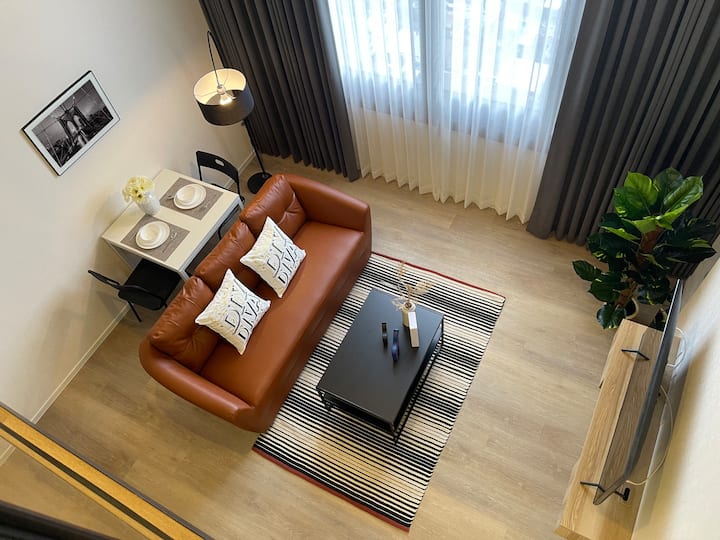 <M12>素坤逸 高端复式公寓 @Bts Onnut 300米 中文服务 - Phra Khanong