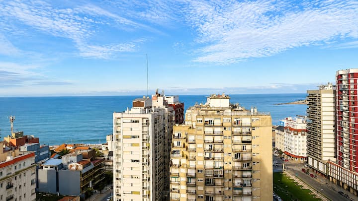 Dto. Vista Al Mar, Pileta, Gym Y Cochera La Perla -