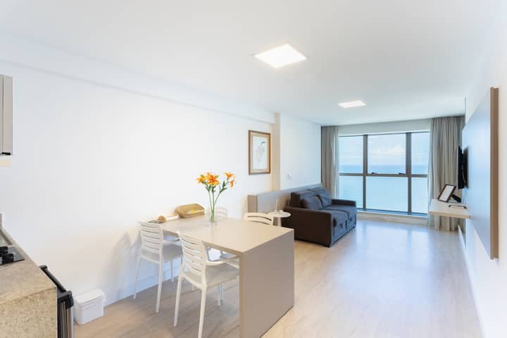 Flat Alto Luxo Com Vista Do Mar - Recife