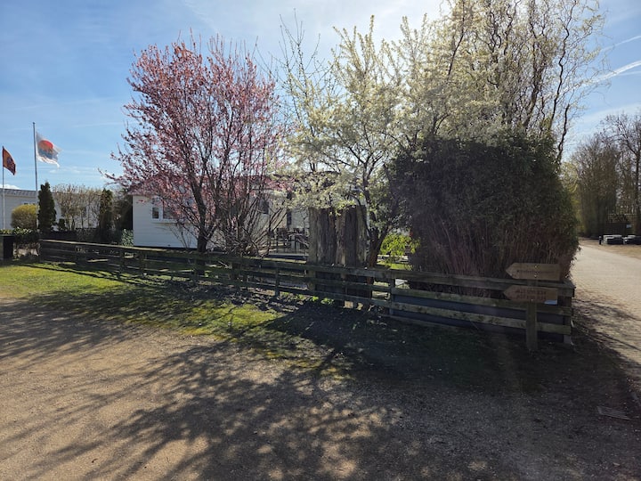 Knus Chalet Makkum Omheinde Tuin 50m Van Strand - Makkum