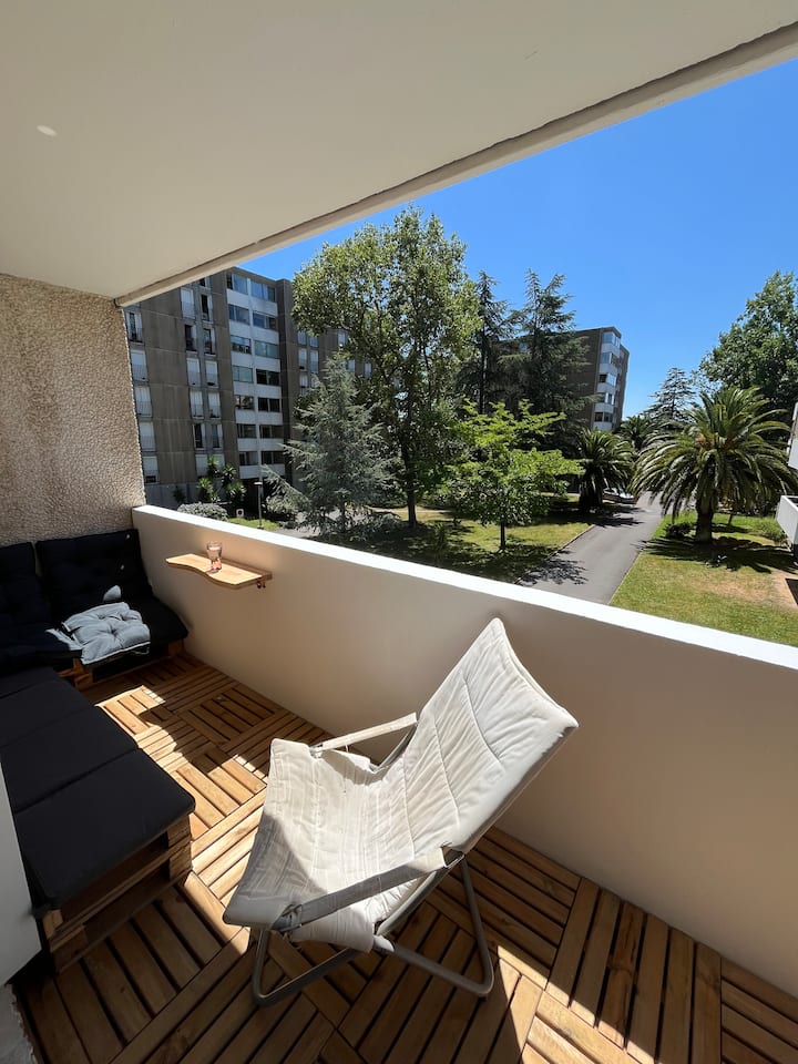 Grand T3 Neuf - 10min Plage - Parking - Balcon - Biarritz