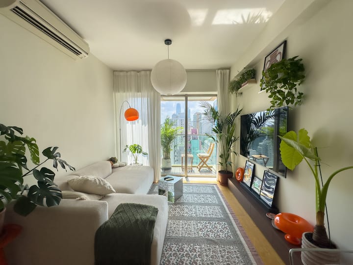 Stylish & Spacious 1br, Vibrant Hk Island - Sheung Wan