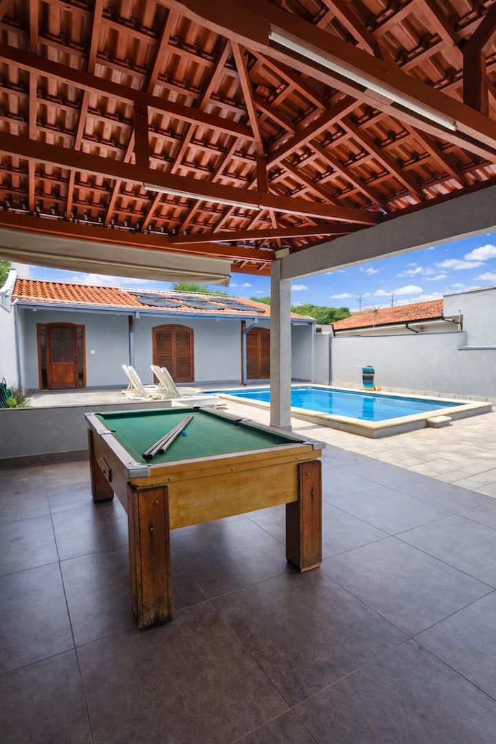 Seu Espaço Com Piscina E Diversão Em Santa Bárbara - Americana