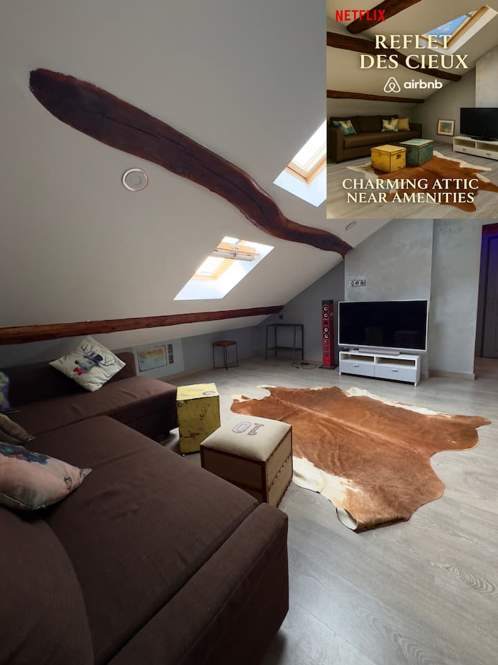Refletdescieux Tv-chic- Authentique/lumineux/calme - Bellegarde-sur-Valserine