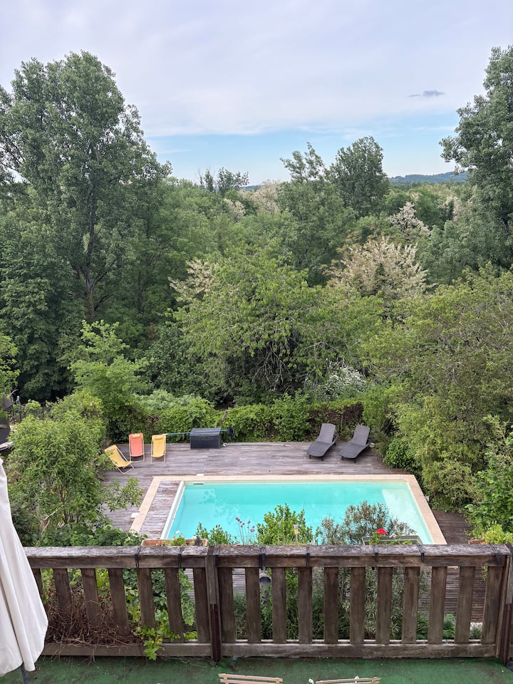 Chambre Calme Sur La Dordogne - Carennac