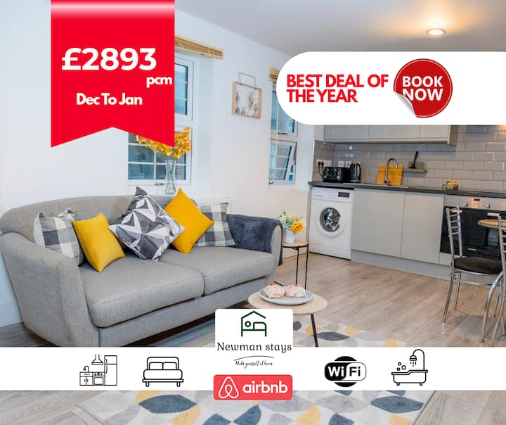 Monthlyescape|family|contractors|wifi|sleeps4. - Watford