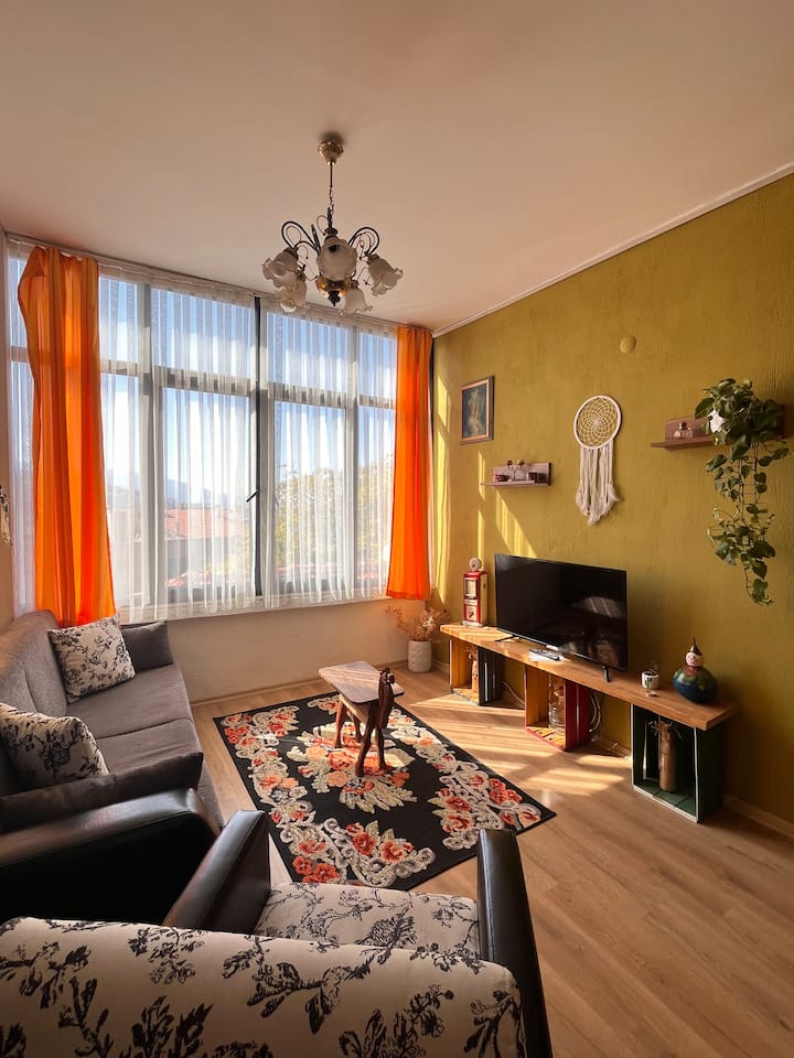 Tarihi Konakta Deniz Manzaralı Nostaljik Daire - Izmir