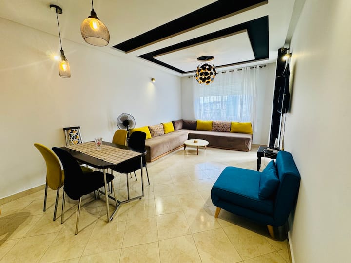 À 2 Min |Tgv | Centre Commercial | Plage - Tangier