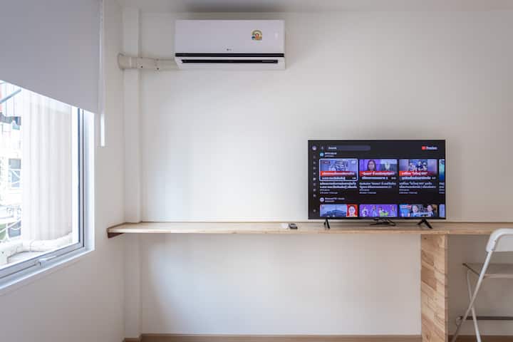 (D301) 2 Beds For 2-4 Guests+kitchen 1min To Bts - Bangkok Yai
