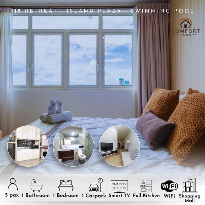 Island Plaza Seaview Family Suite L 5 Pax - Tanjung Tokong
