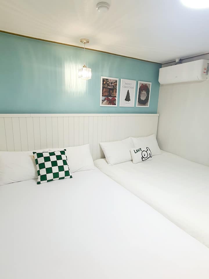 •Ot•4인가능/장박•연박할인•조기예약할인/주차문의/지하철역3분/타임스퀘어/홍대,성수,명동 - Seul