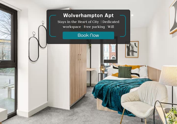 Stylish Studio W/ Parking | Near Molineux Stadium - Wolverhampton
