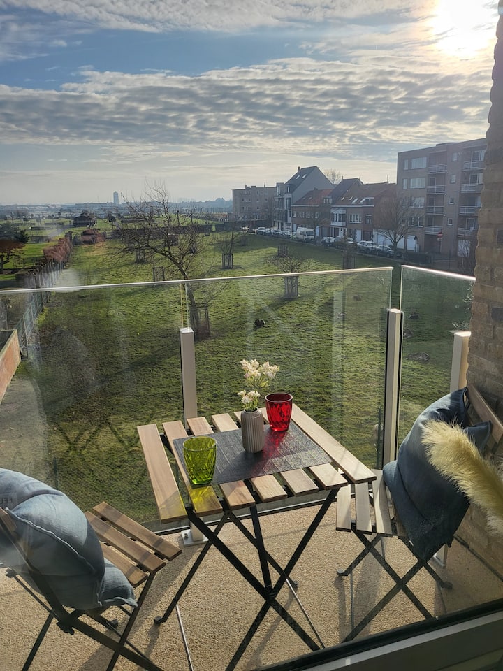 Nieuwe Flat Aan Zee, Met Linnen, Airco & Garage - De Haan