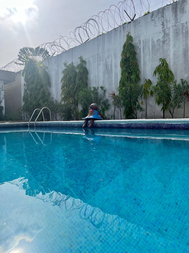 Cosy Villa Avec Piscine Privée - Abidjan