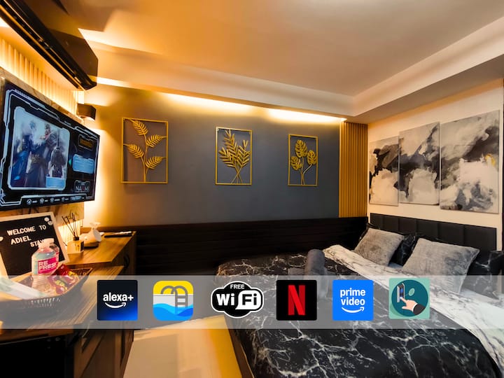 Cozy Smart Studio With Pool | Near It Park & Ayala - Philippines