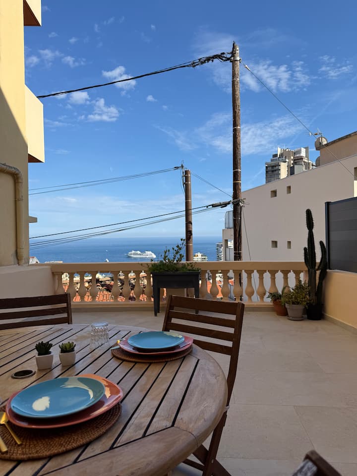 Appartement Cosy Avec Vue Mer - Montecarlo