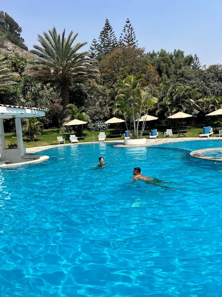 Bungalow 1er Piso Piscinas Parrilla Juegos Rest - Santa Eulalia, Perou