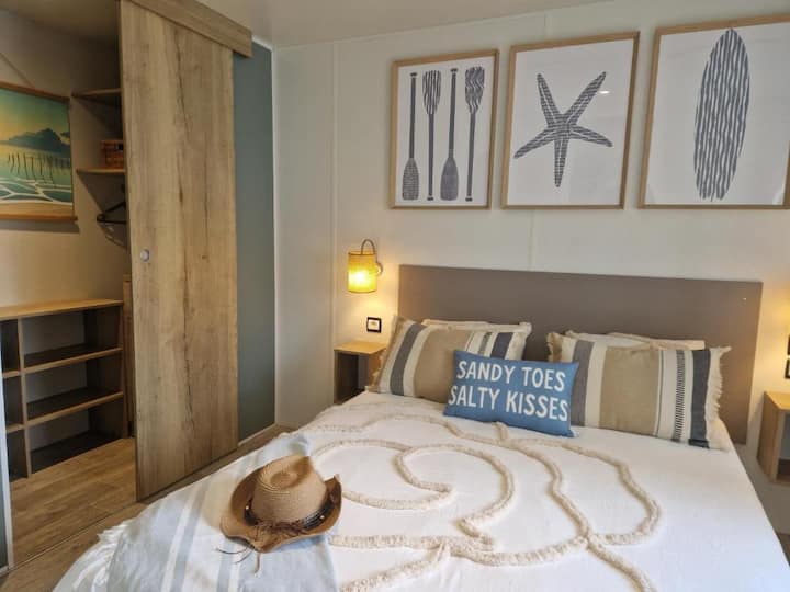 Mobilhome 2 Chambres Climatisé Entrelac & Ocean - Parentis-en-Born